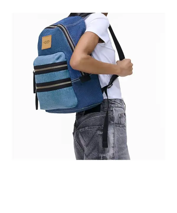 Marc Jacobs The Colourblock Denim Backpack