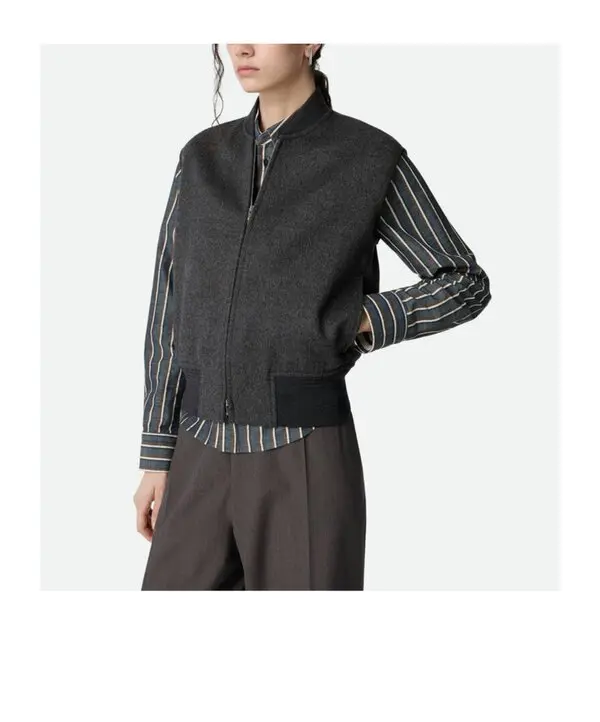 Bottega Veneta Sleeveless Zip Gilet
