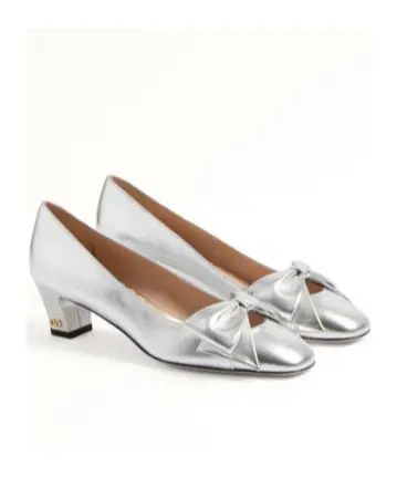 Valentino Garavani Bow Detail Square Toe Pumps