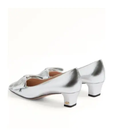 Valentino Garavani Bow Detail Square Toe Pumps