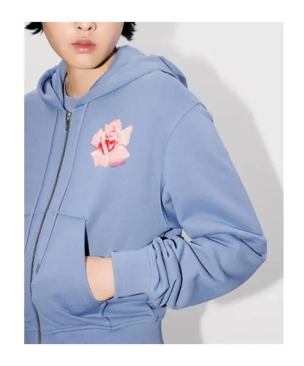 Kenzo Rose Zip-up Hoodie