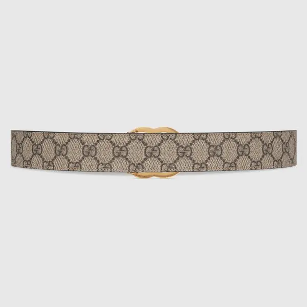 Gucci Gg Marmont Reversible Belt - Gray