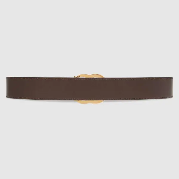 Gucci Gg Marmont Reversible Belt - Gray