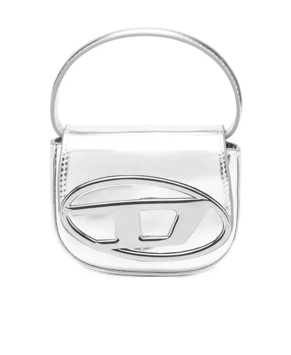 DIESEL® 1dr-xs-s Iconic Mirrored Mini Crossbody Bag - Silver