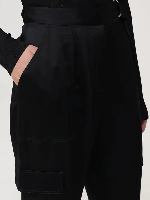 Simkhai Tapered-leg Satin Cargo Trousers