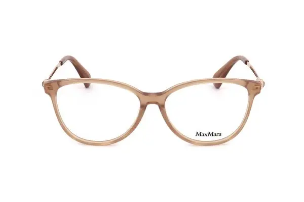 Max Mara Round Frame Eyeglasses - White