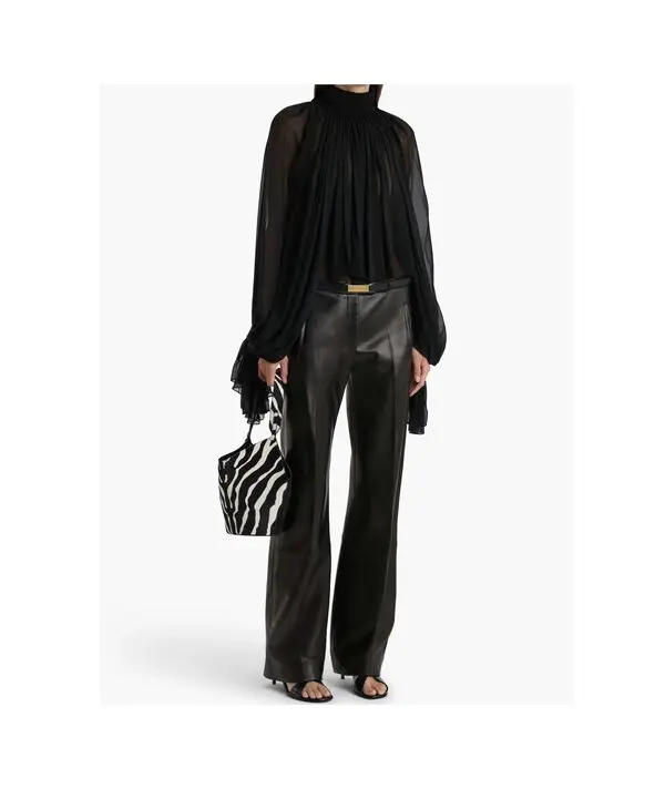 Khaite Durer High-neck Top - Black