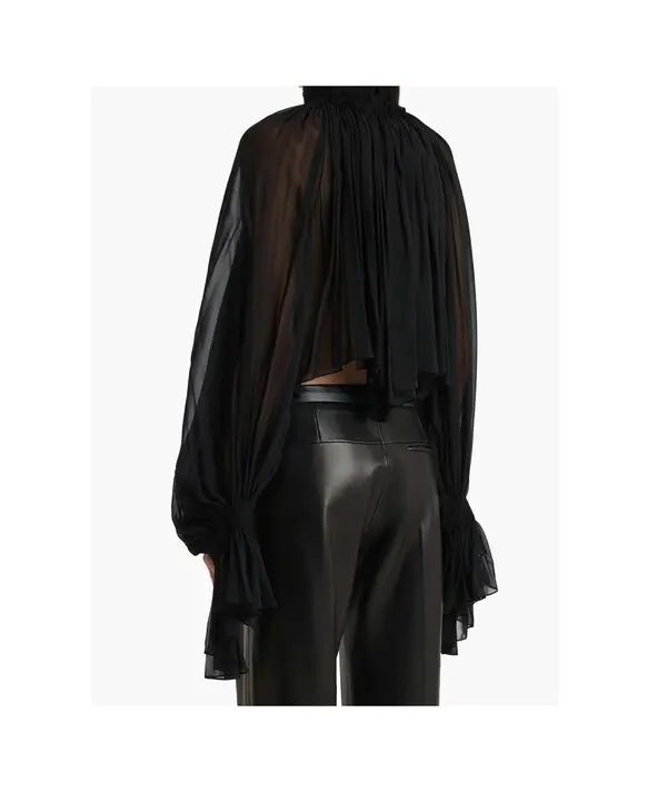 Khaite Durer High-neck Top - Black