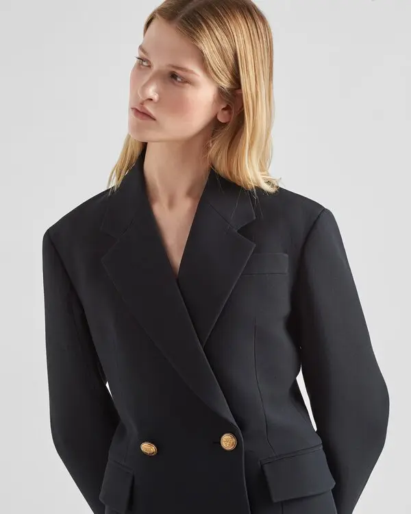Prada Double Breasted Long Sleeved Blazer