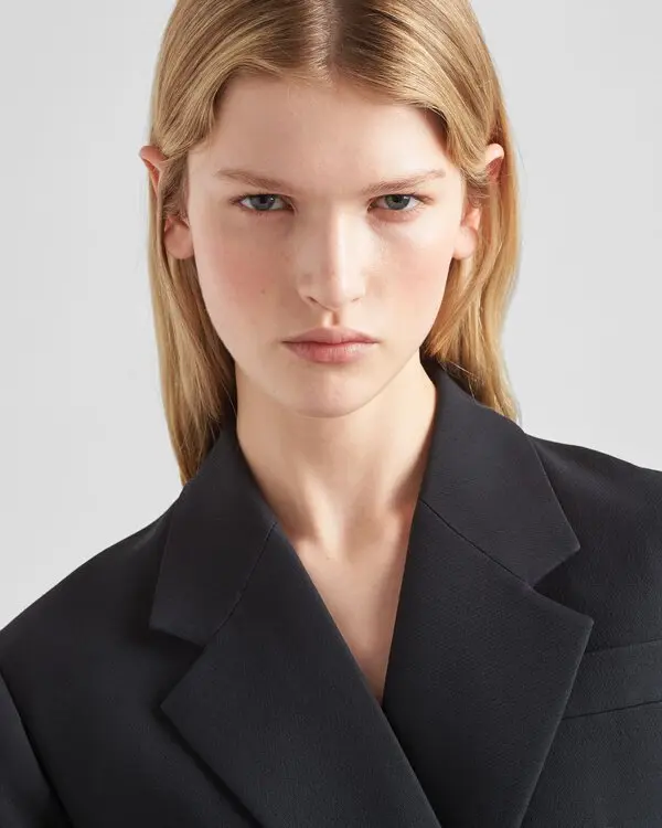 Prada Double Breasted Long Sleeved Blazer