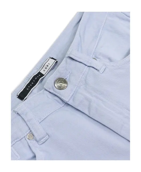 Sportmax Jeans With Logo Detail - Blue