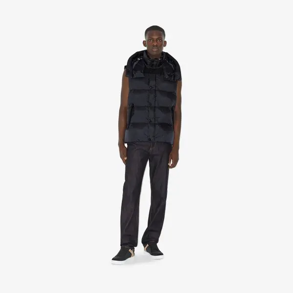 Burberry Padded Jacket With Removable Sleeves
