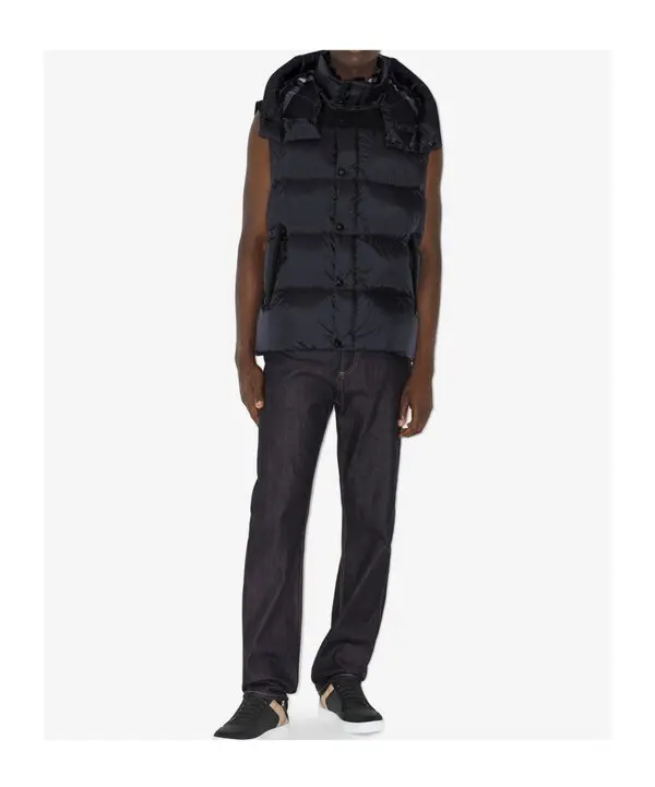 Burberry Padded Jacket With Removable Sleeves