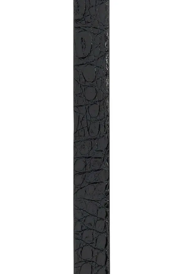 TOM FORD T Logo Embossed Buckle Belt