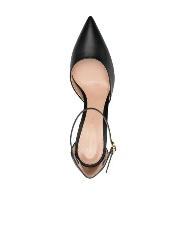 GIANVITO ROSSI Piper Anklet 100mm Leather Pumps