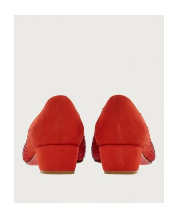 FERRAGAMO Vara Bow Embellished Pumps - Red