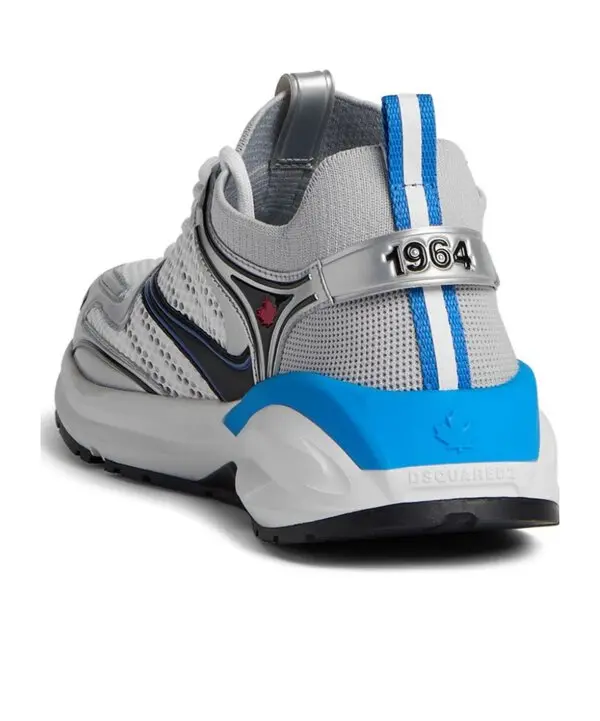 Dsquared2 Dash Panelled Mesh Lace-up Sneakers - White