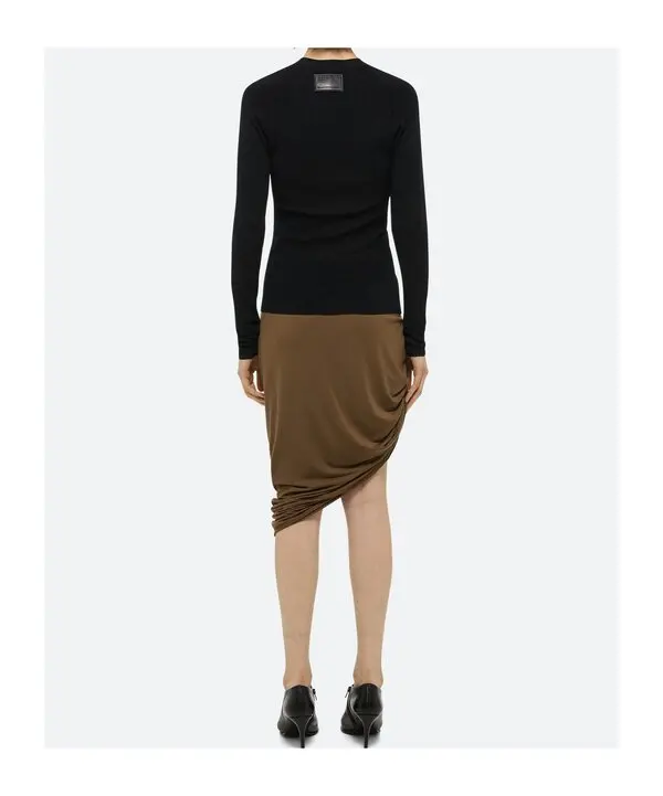 Helmut Lang Mesh Panelled Knitted Sport Top