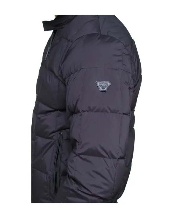 Emporio Armani Quilted Down Jacket - Black