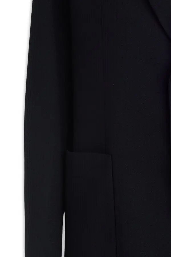 CIRCOLO 1901 Textured Two-button Blazer - Black