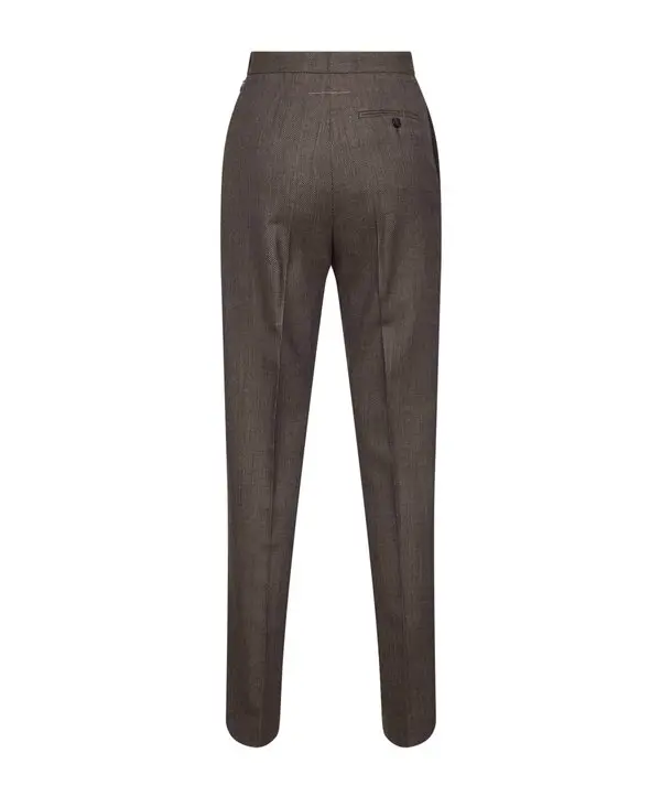 MAISON MARGIELA Light Tweed Tailored Trousers
