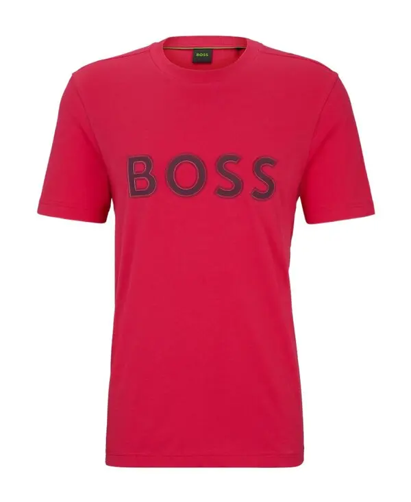 Hugo Boss Logo-appliqué Cotton T-shirt