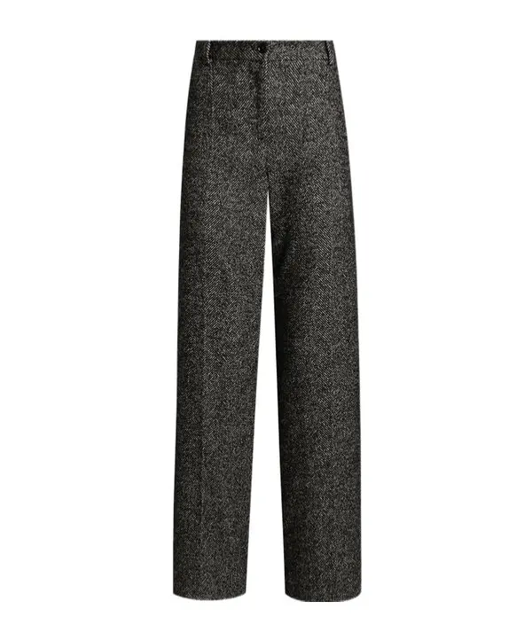 Dolce & Gabbana Chevron Straight Leg Trousers - Multi-color