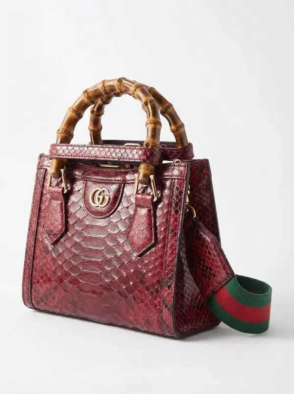 Gucci Diana Mini Tote Bag - Red