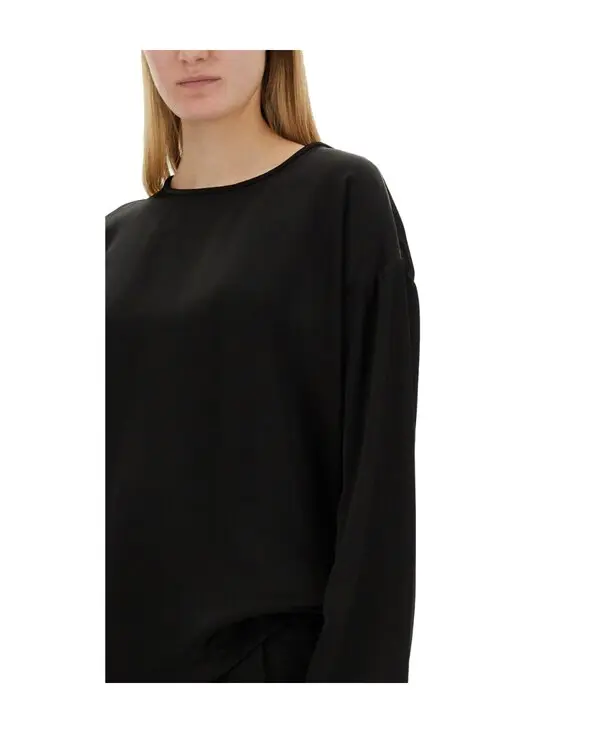 Fabiana Filippi Long Sleeve Satin Blouse