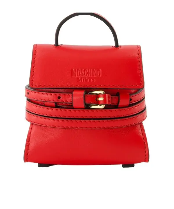 Moschino Bag Keyring - Red