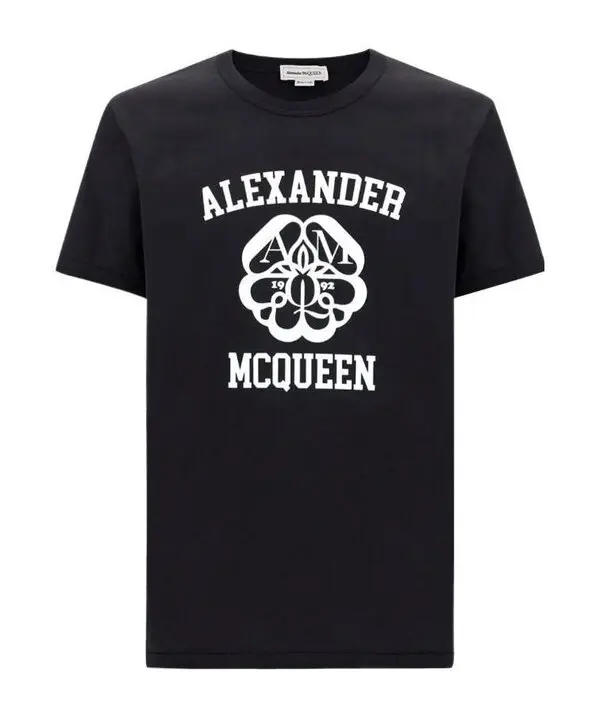 Alexander McQueen Logo Printed Crewneck T-shirt