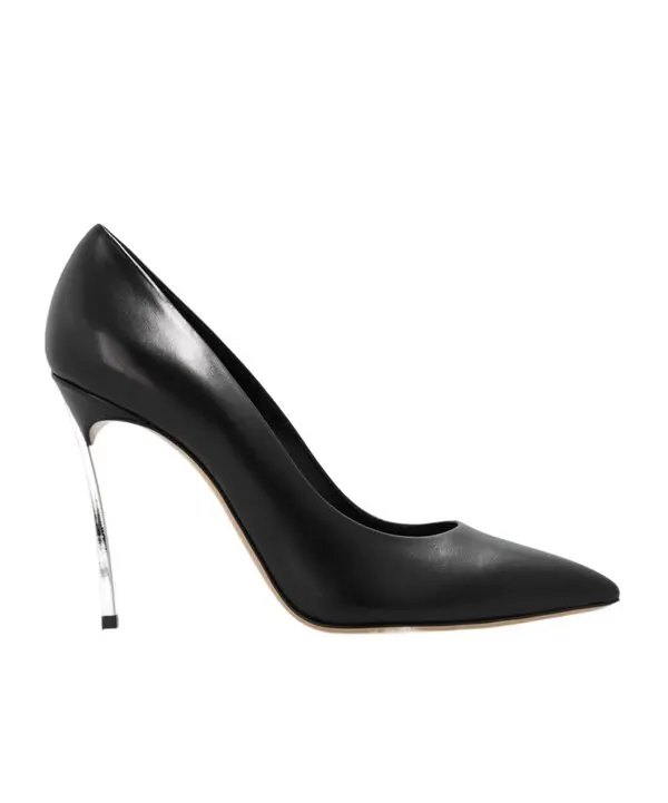 Casadei Blade Pointed Toe High Heel Pumps - Black