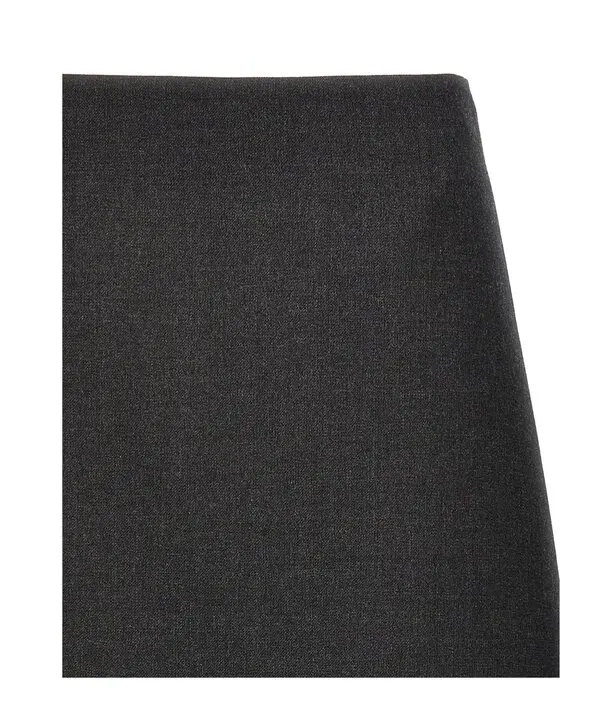 JIL SANDER High-waisted Midi Skirt