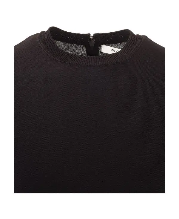 Givenchy Flared Knit Dress With V-shaped Waist