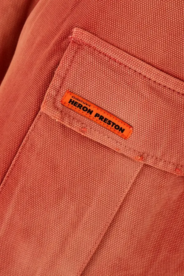 Heron Preston High-waisted Wide-leg Cargo Pants - Red
