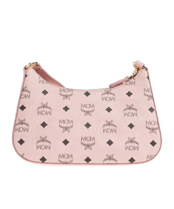 Mcm Aren Duo Shoulder Bag - Pink