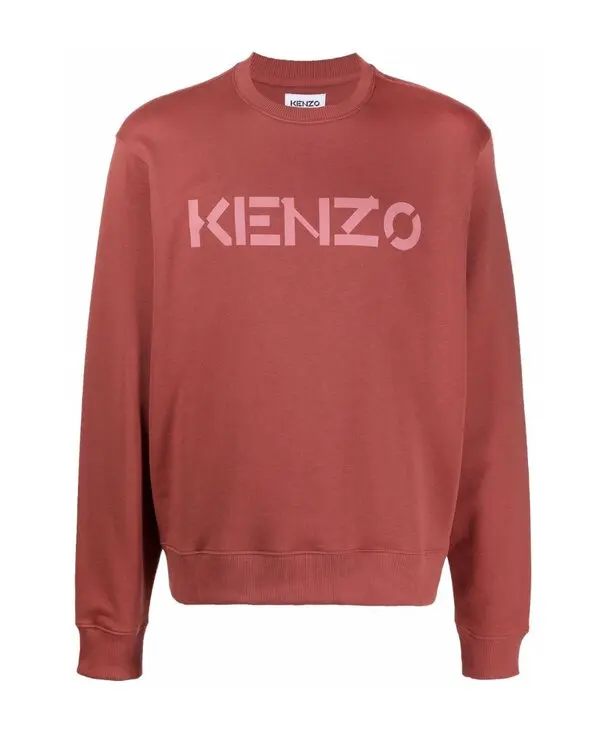 Kenzo Logo Print Cotton Sweatshirt