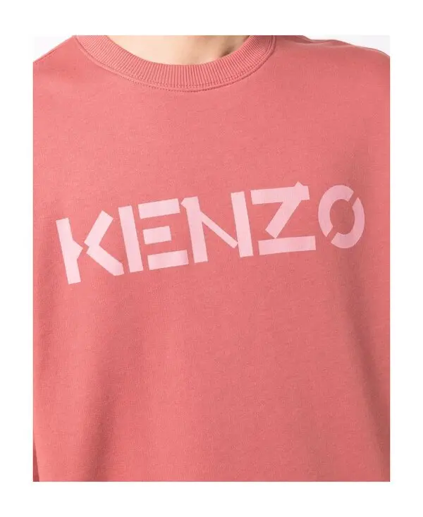 Kenzo Logo Print Cotton Sweatshirt