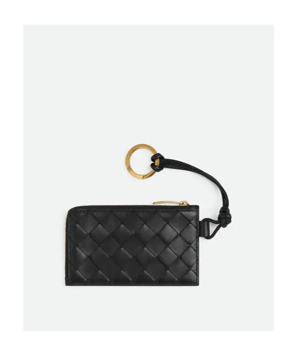 Bottega Veneta Intrecciato L-zipped Card Case