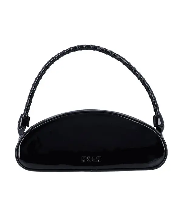 MSGM Debossed Logo Zip-up Tote Bag