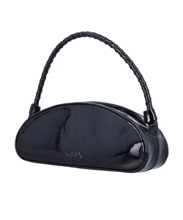 MSGM Debossed Logo Zip-up Tote Bag