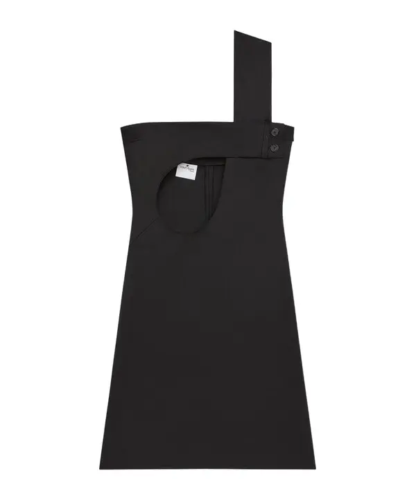 COURREGES Asymmetrical Cut-out Mini Dress