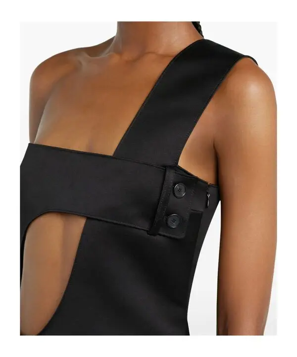 COURREGES Asymmetrical Cut-out Mini Dress