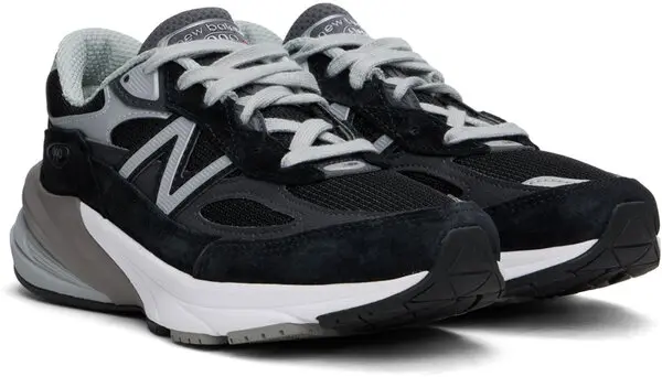 NEW BALANCE 990v6 Lace-up Sneakers - Black