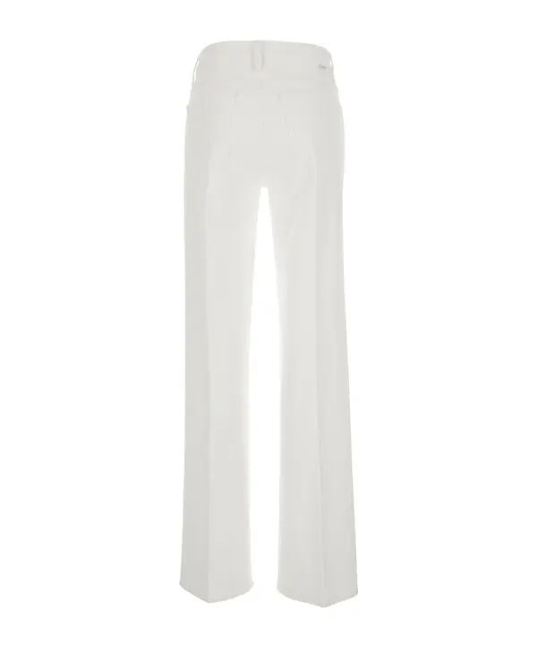 MOTHER The Kick It Jeans - White