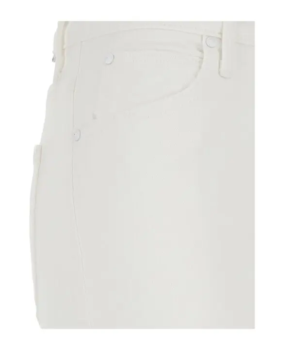 MOTHER The Kick It Jeans - White