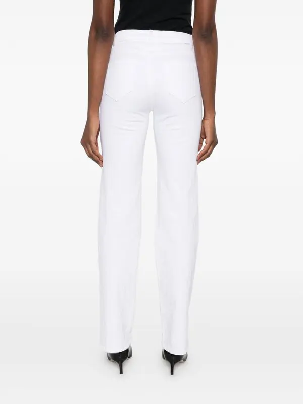 MOTHER The Kick It Jeans - White