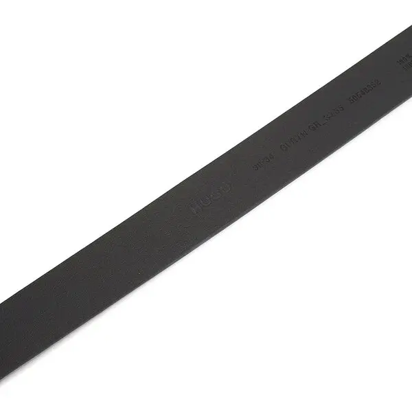 Hugo Boss Pin Buckle Leather Belt - Black