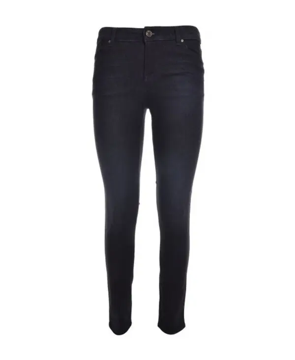 Emporio Armani Logo Detail Denim Jeans - Black
