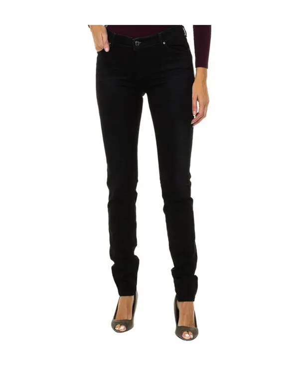 Emporio Armani Logo Detail Denim Jeans - Black